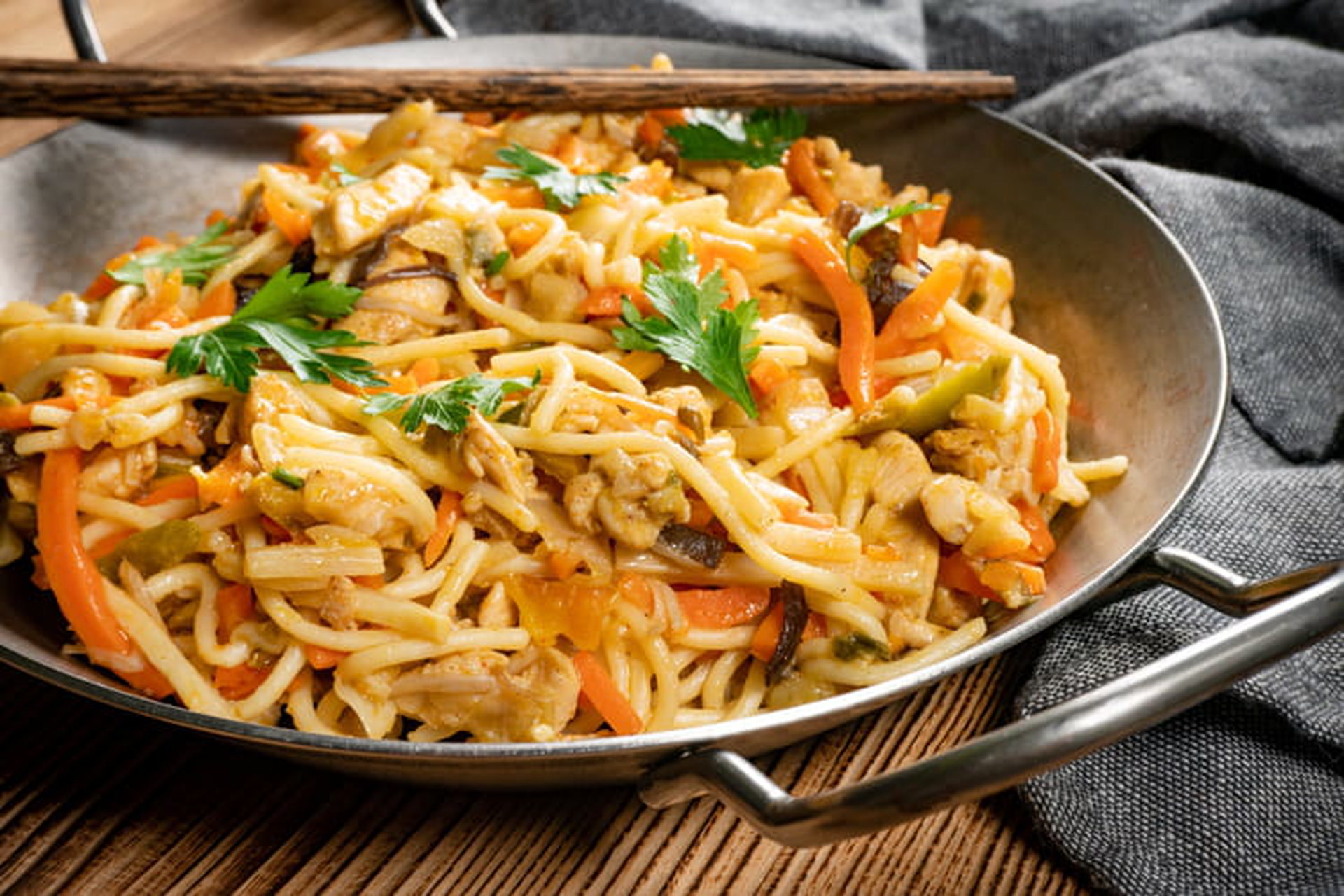 Soupe De Nouilles Au Poulet Chinoise
